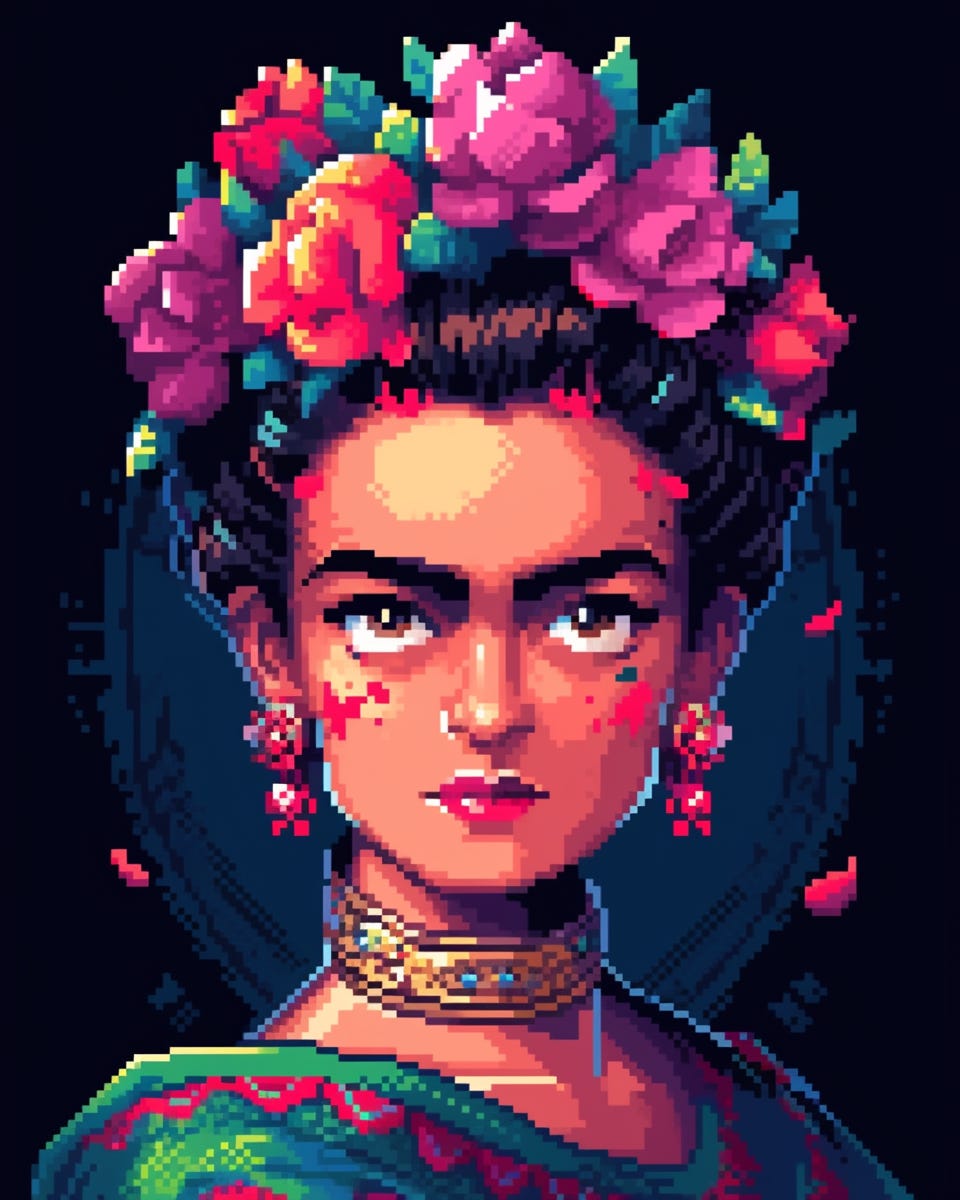 Prompter Mag 🎮 8-bit Pixel Art Portraits