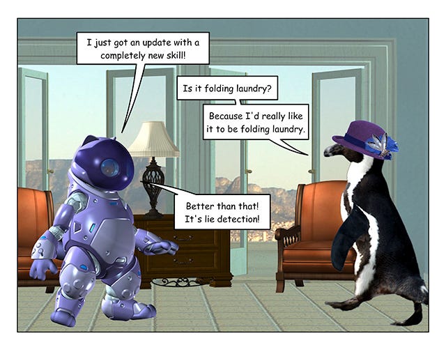 This week's penguin: I'm shocked, shocked! to find that hallucinating ...