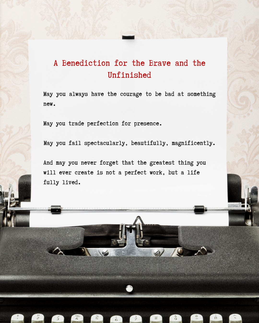 The Unexpected Beauty of Doing Things Badly