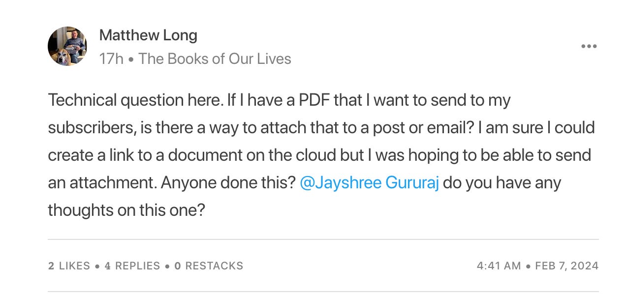 Substack: Enhancing Your Engagement on Posts.