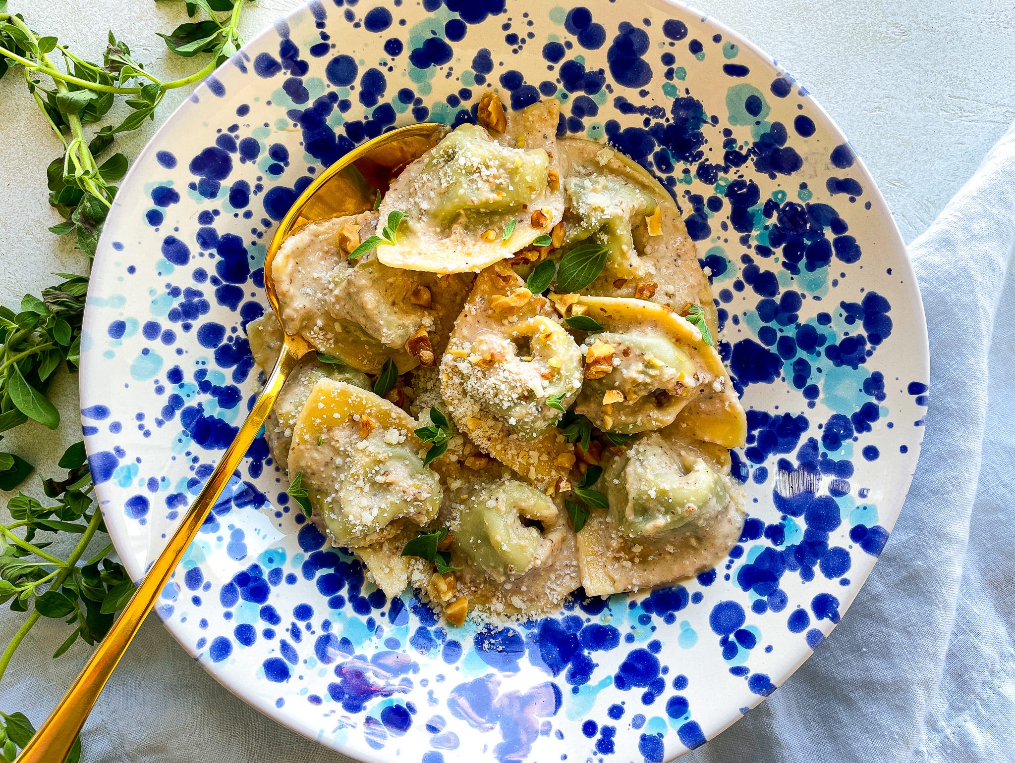 pansotti, liguria's potbellied ravioli - by Meryl Feinstein