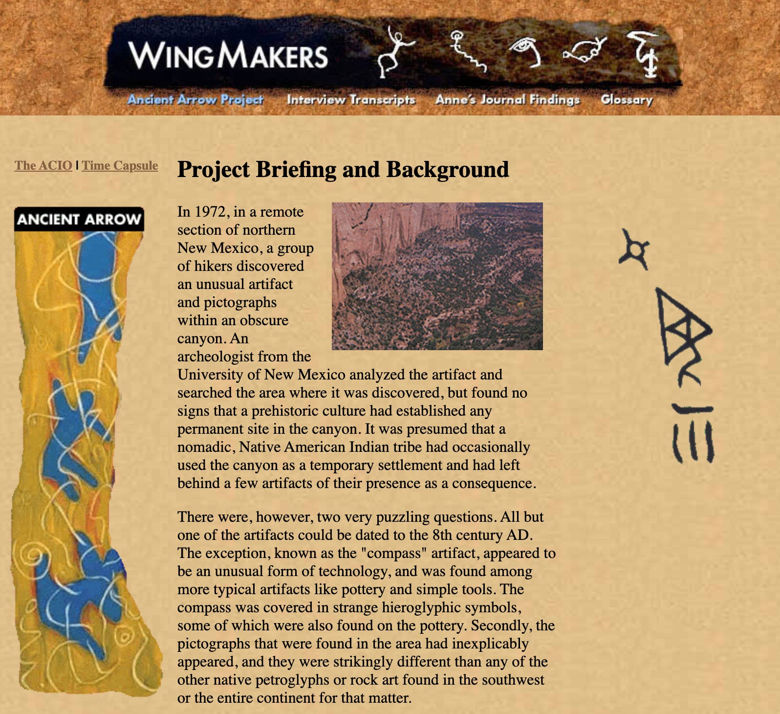The Extraordinary Saga of the WingMakers Material