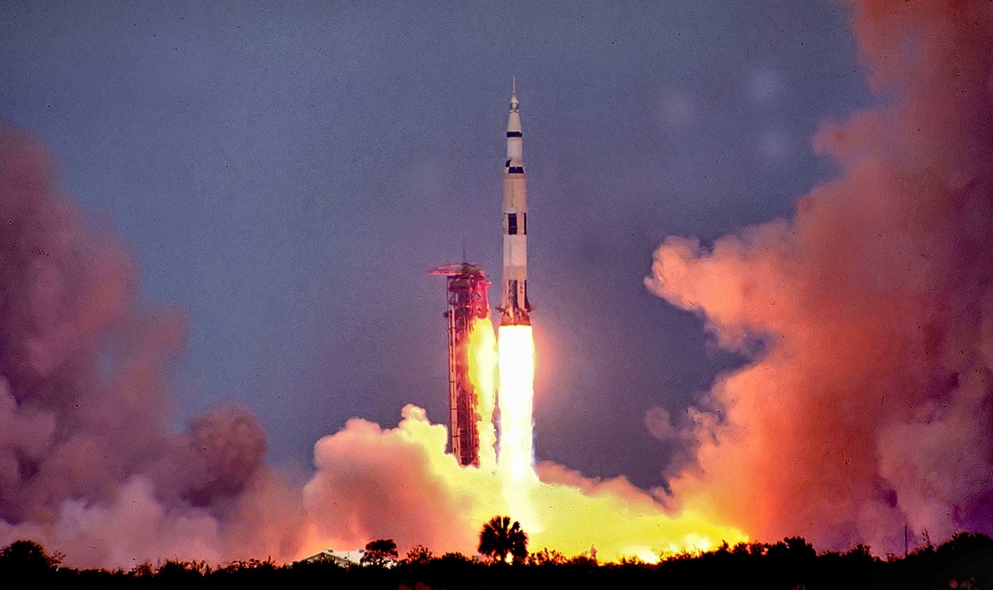 On this day in 1969 — 54 years ago today — Apollo 11 was launched on ...