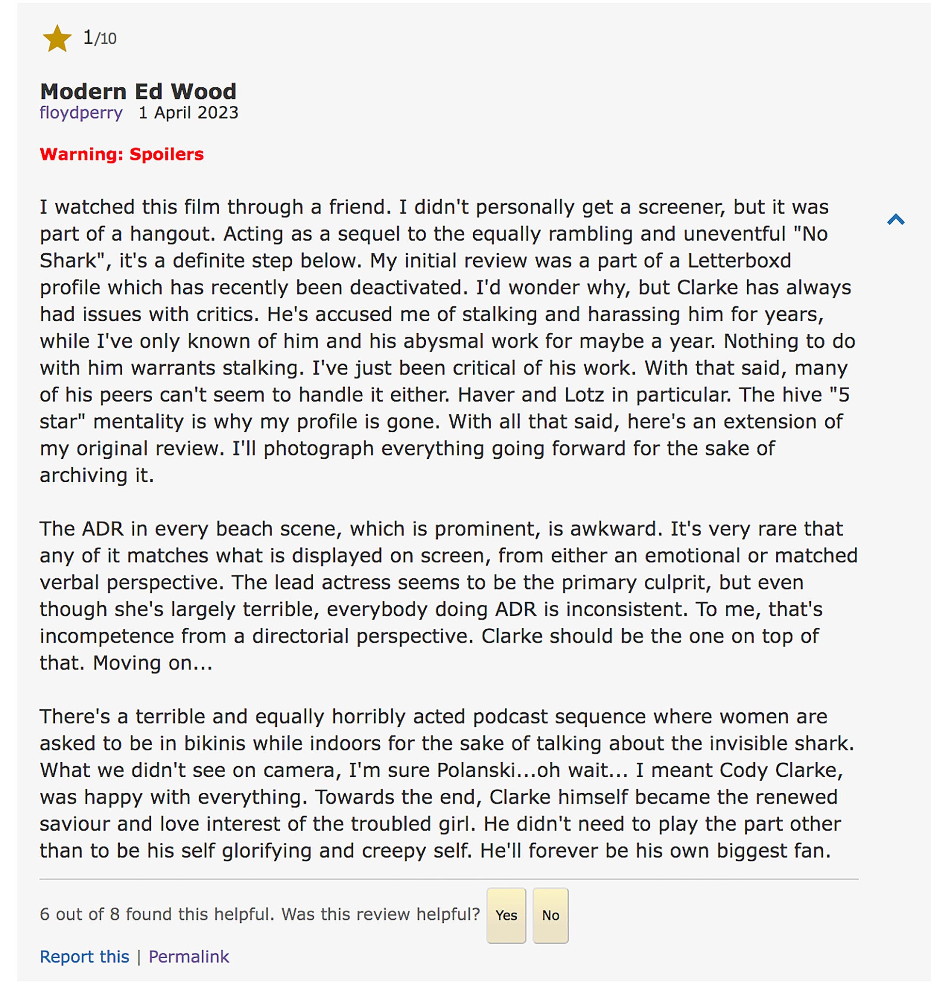 One Star - by Cody Clarke - KILL THE LION