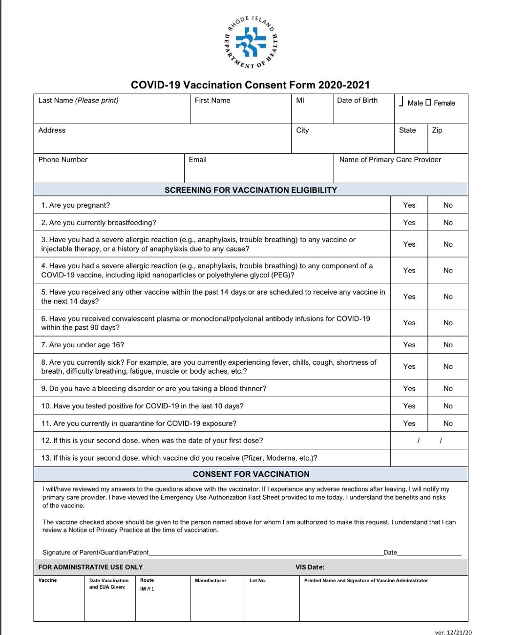 A short post on how fake informed consents were obtained for COVID ...
