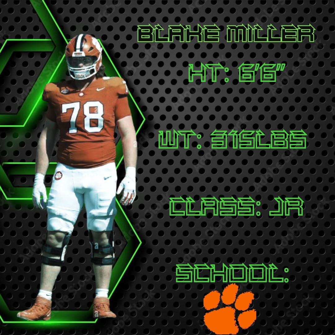 Blake Miller Draft Profile - by Courtlandt Griffin