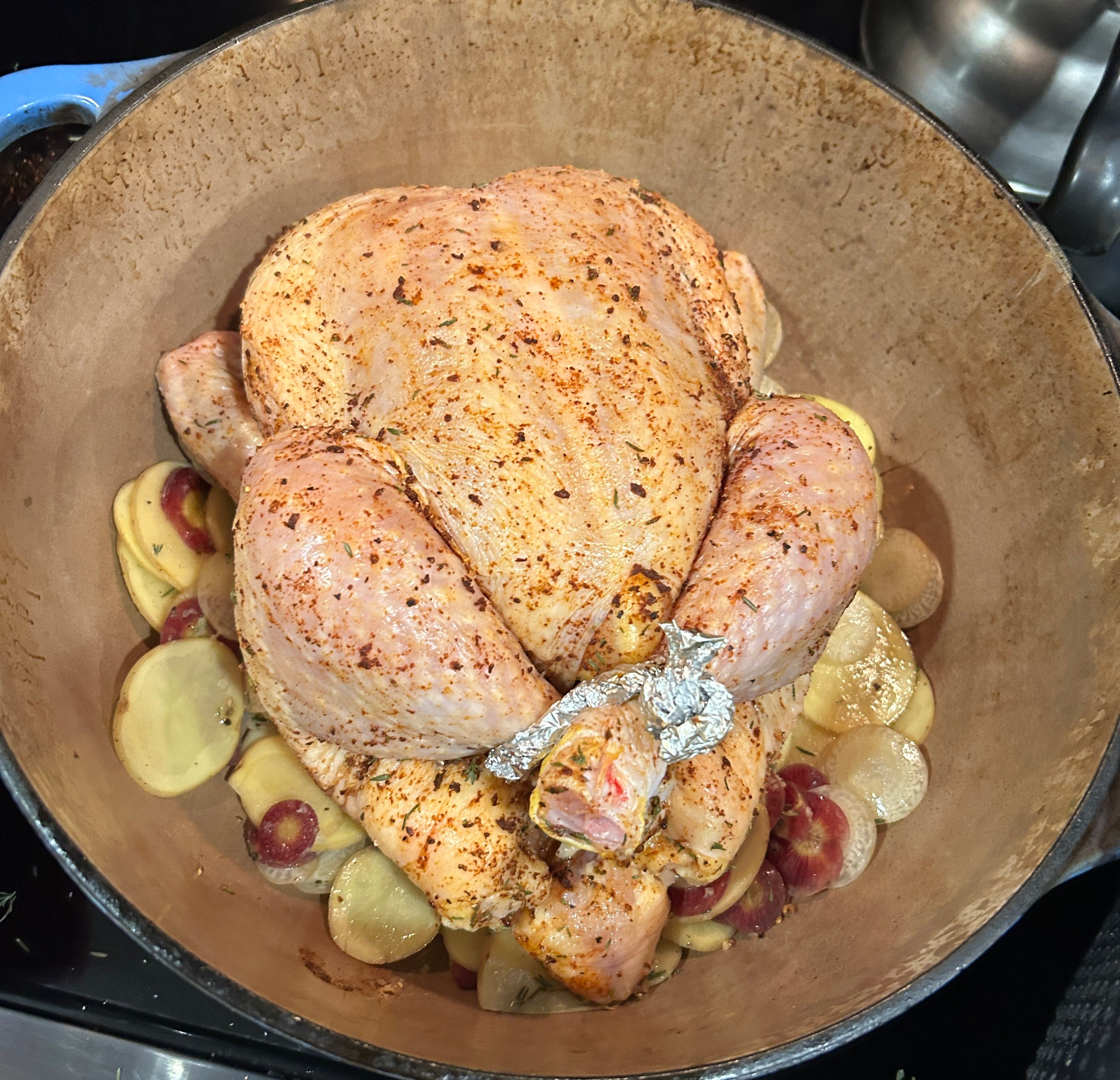 My Triumphant Return (w/ another chicken!)