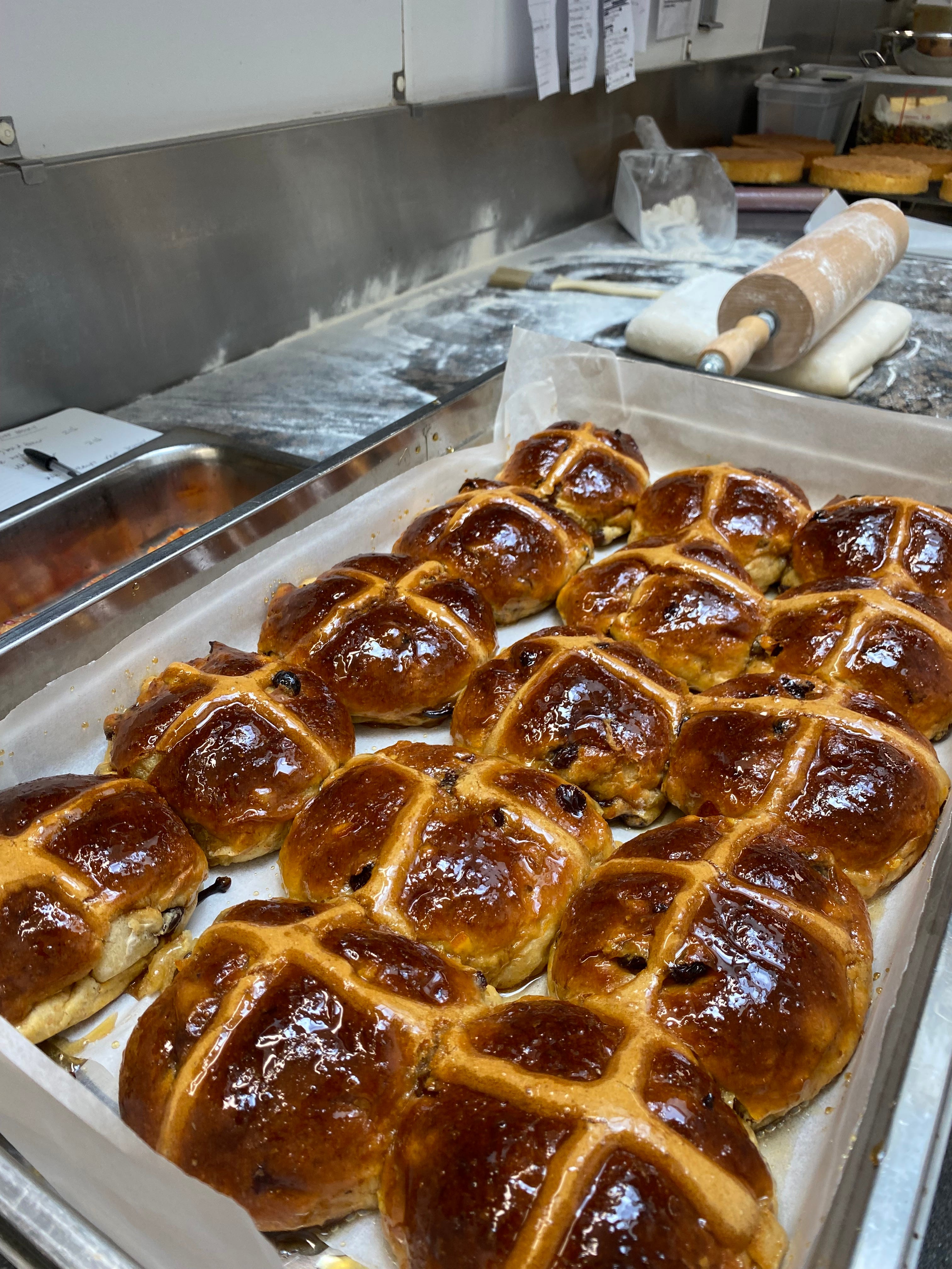 An interview with Darina Allen and my Hot Cross Bun recipe