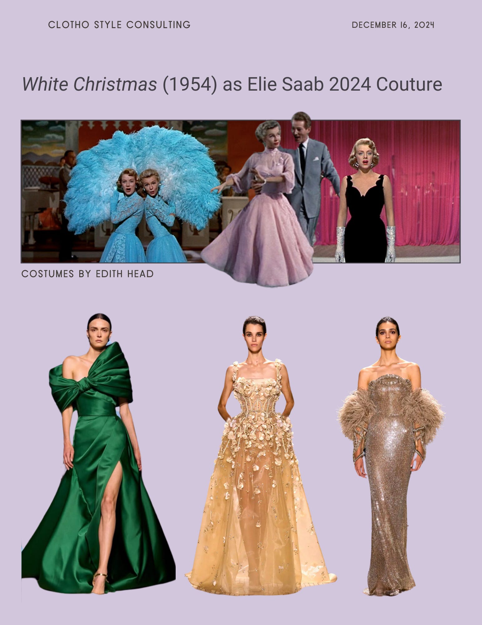 Holiday Goes Runway - by Rebecca Unrue-Bills
