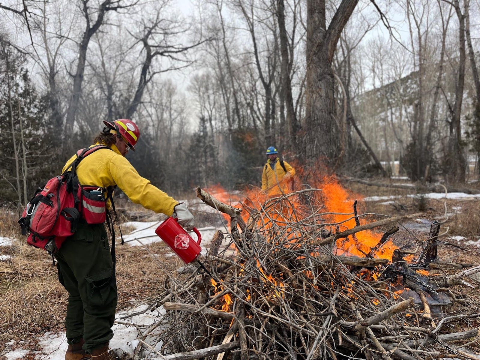 Respirators aren't common for wildland firefighters. Here's how that ...