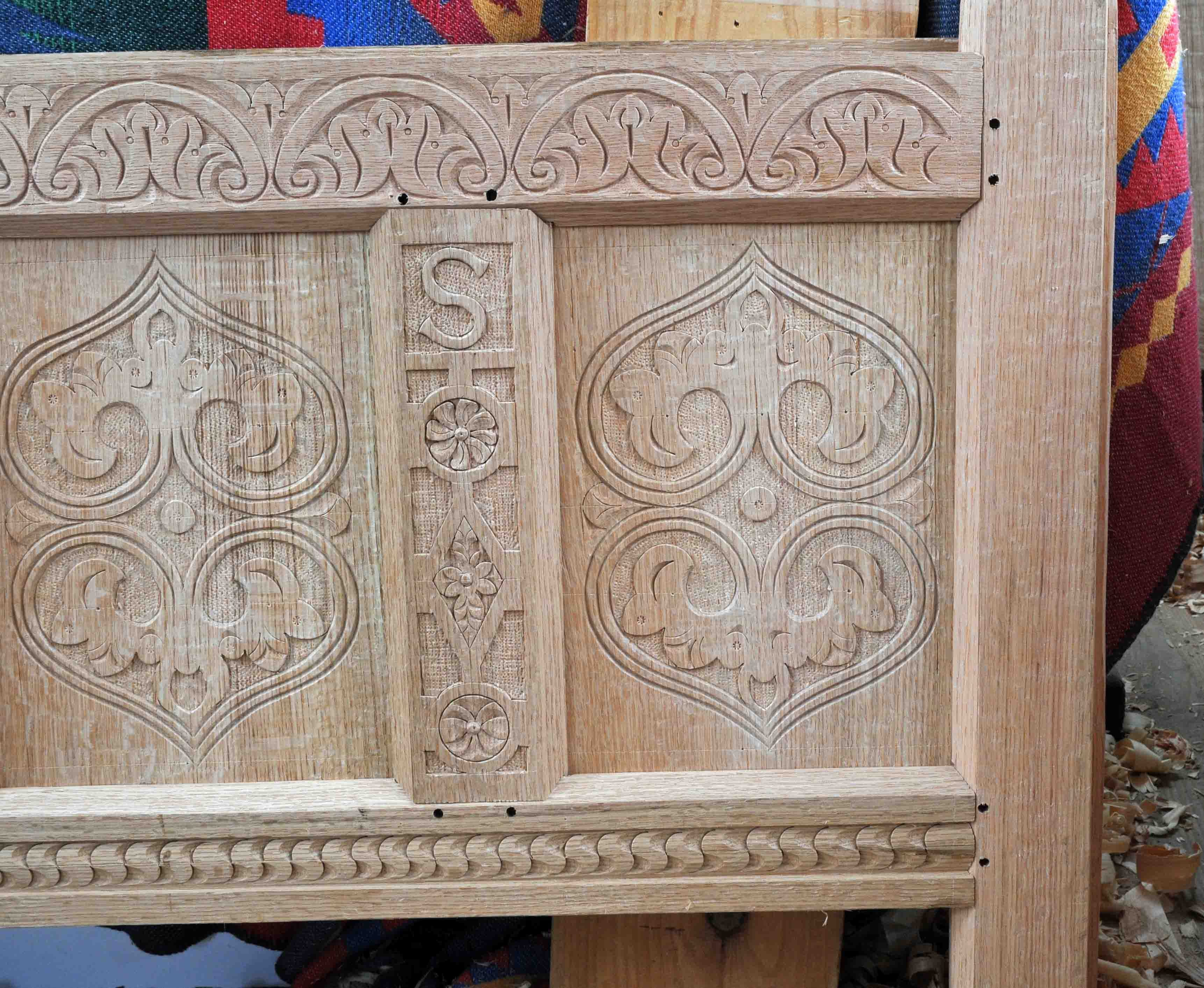 Mitered mortise & tenon joints - by Peter Follansbee