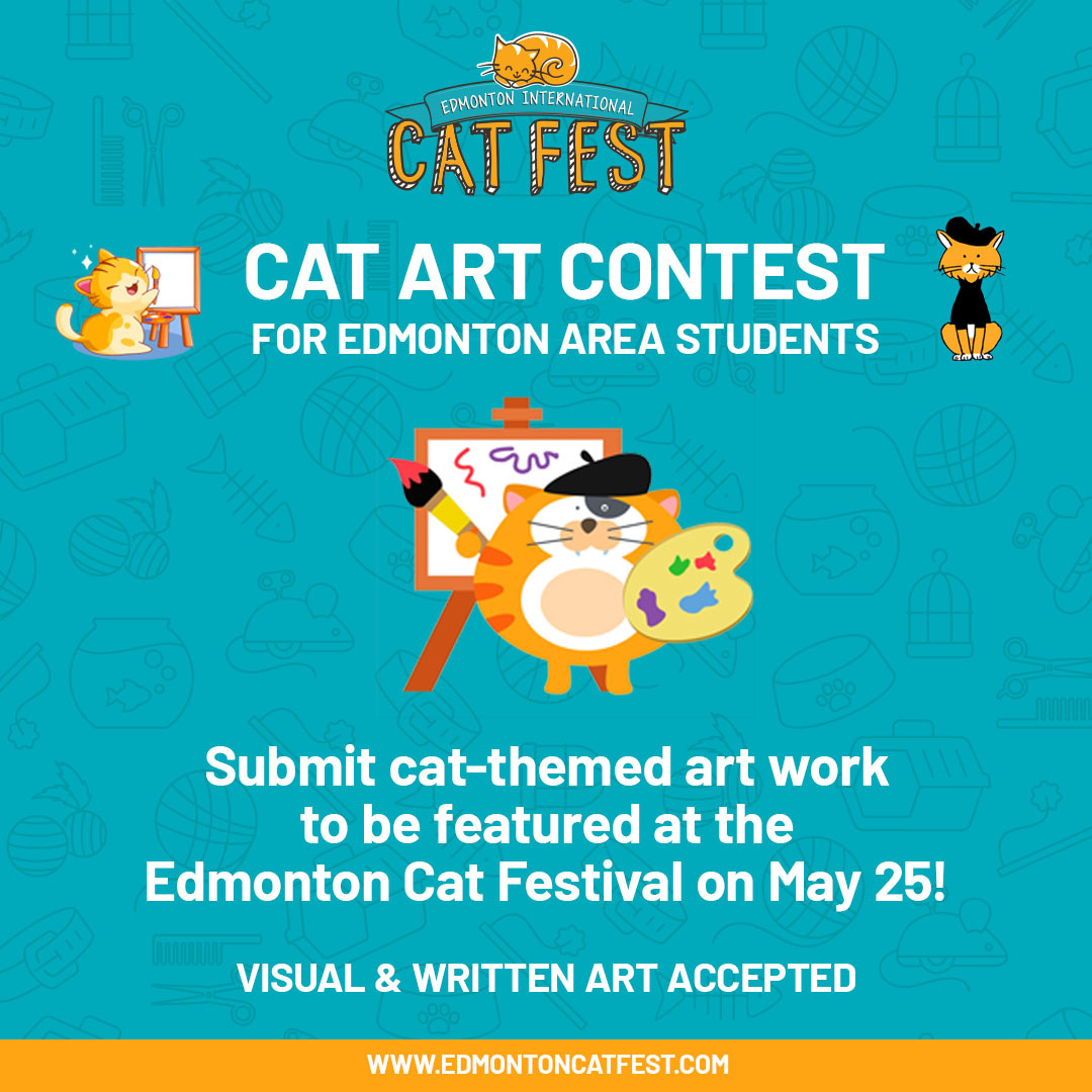Enter the 2024 Student Cat Art Contest!