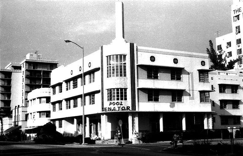 Senator Hotel on Miami Beach - by Casey Piket