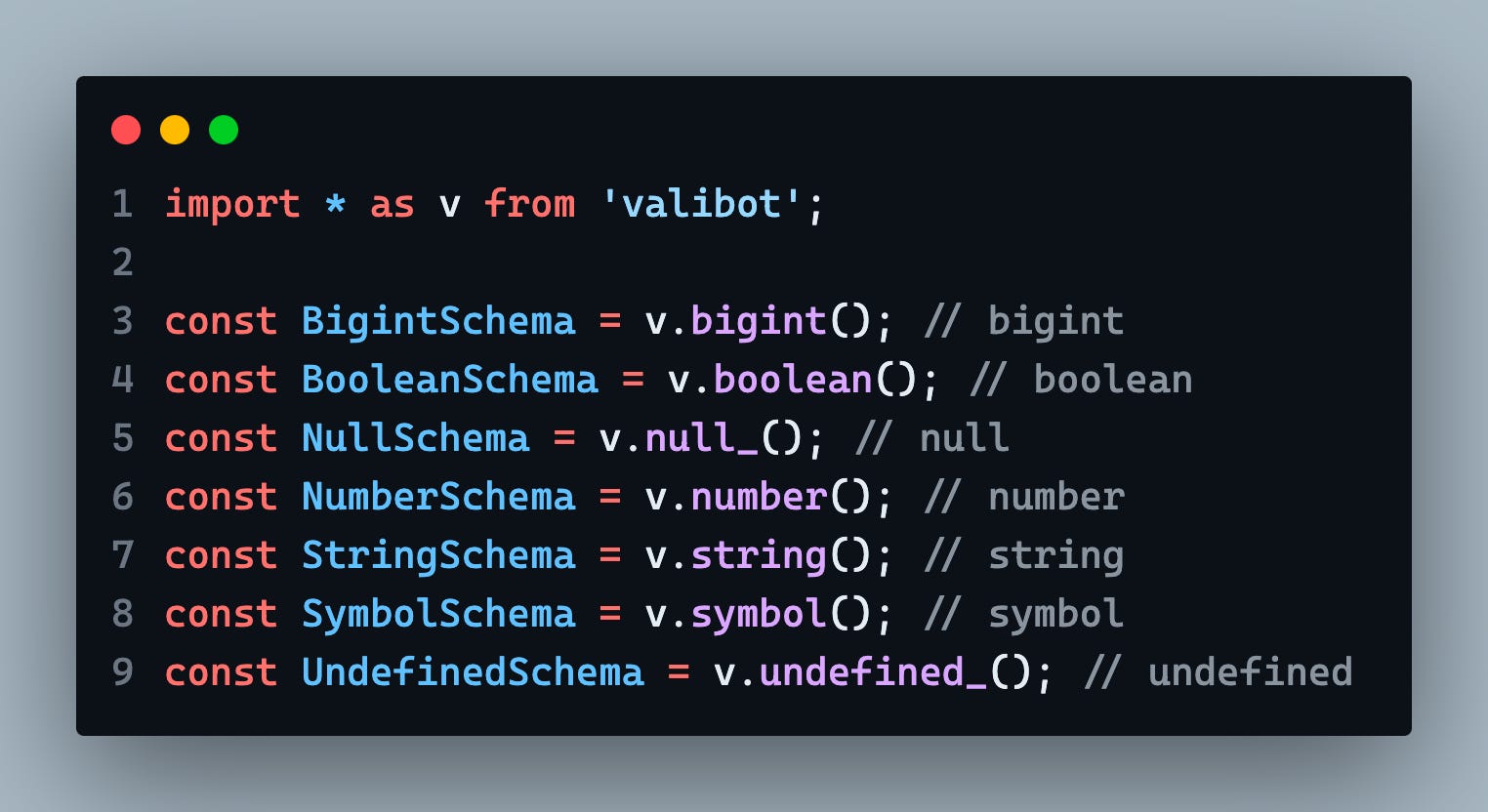 Schema First Typescript Types Design with Valibot Schema First Typescript Types Design with Valibot