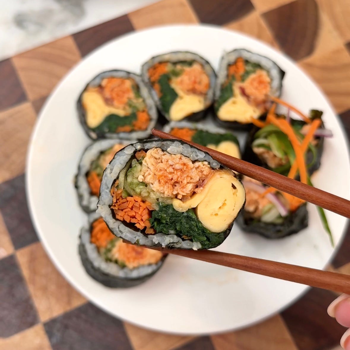 DAY 14: KOREAN CHICKEN GIMBAP 🔥 - Recipes by Victoria