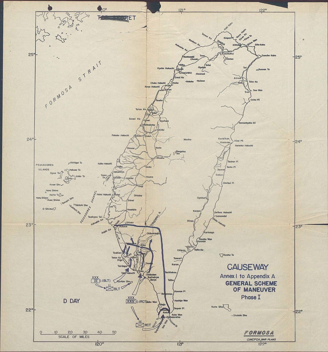 Why America Didn't Invade Taiwan