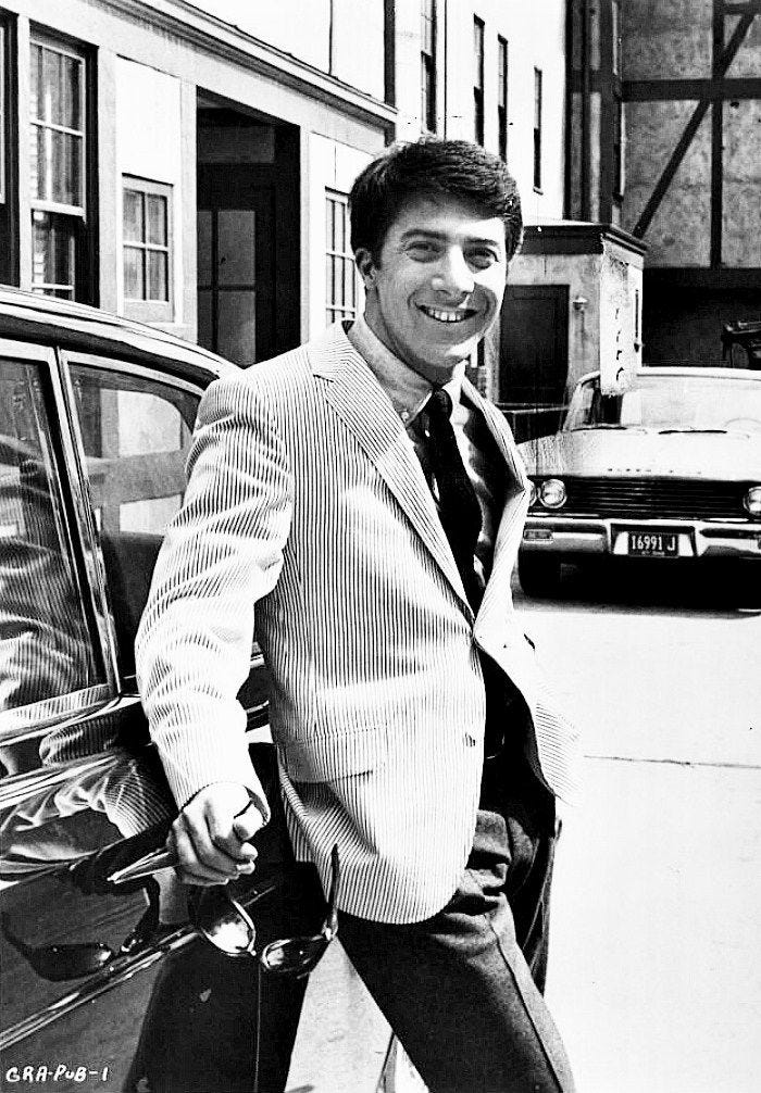 Dustin Hoffman - A True Icon of Ivy Style - by Tom Hoy