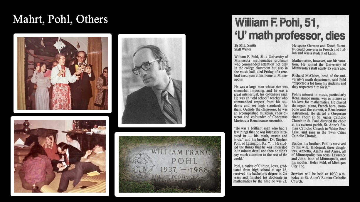 Part III: "The Remarkable Sixty-Year Survival of Professor Mahrt's St ...