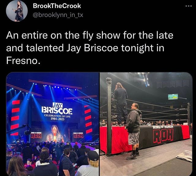 DEATH OF JAY BRISCOE - by Markus Young - 200 Newsletter