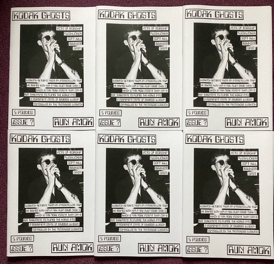 DUCTAPE "Echo Drama" - KODAK GHOSTS fanzine #7 - SPIDERPUNK Arms Race ...