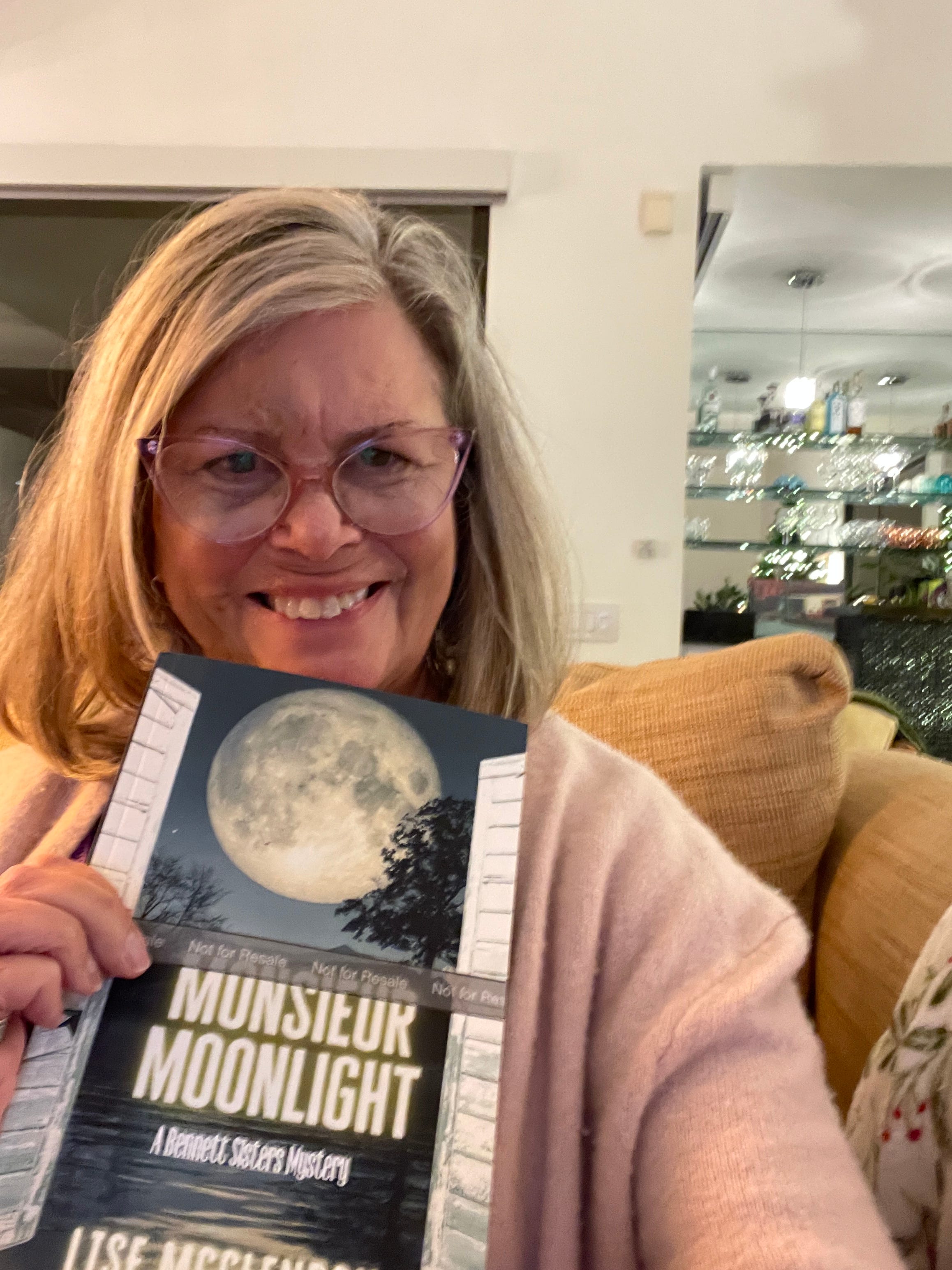 Say 'Bonjour' to 'Monsieur Moonlight' - by Lise McClendon