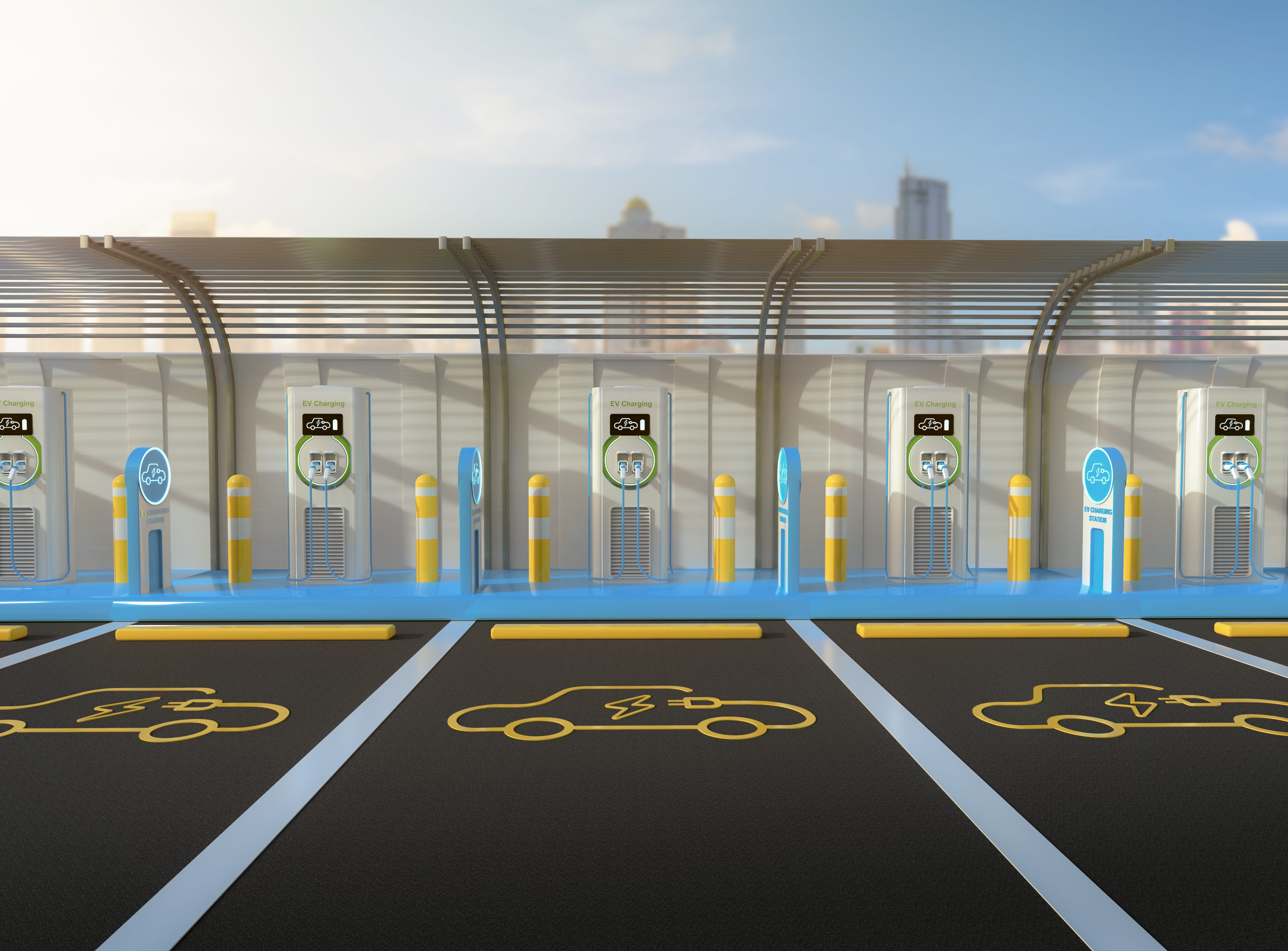 Park and Charge: How EVs are changing the great American parking lot