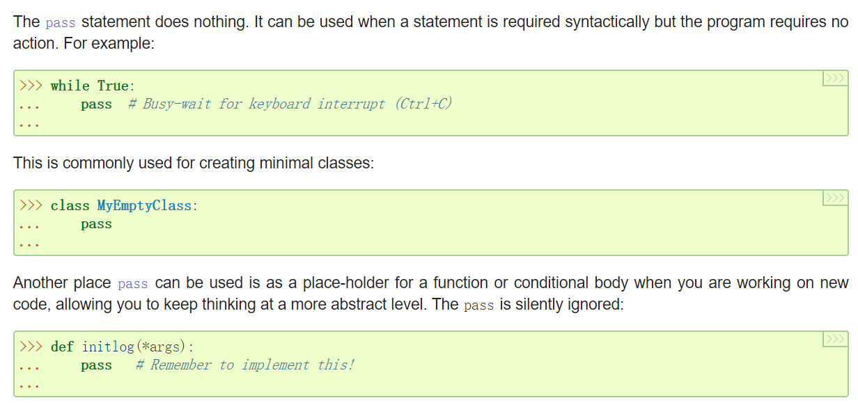 Why does Python have the Why does Python have the