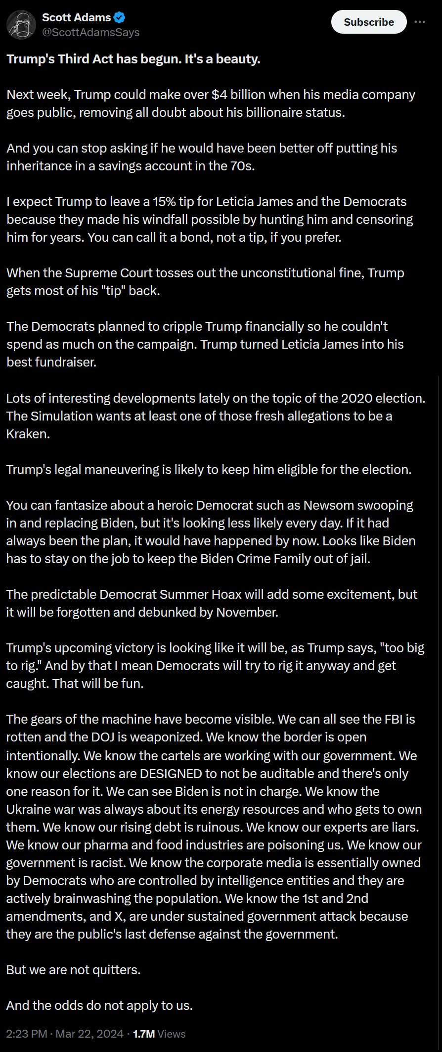 Trump's World According to Scott Adams - Red Wing Post