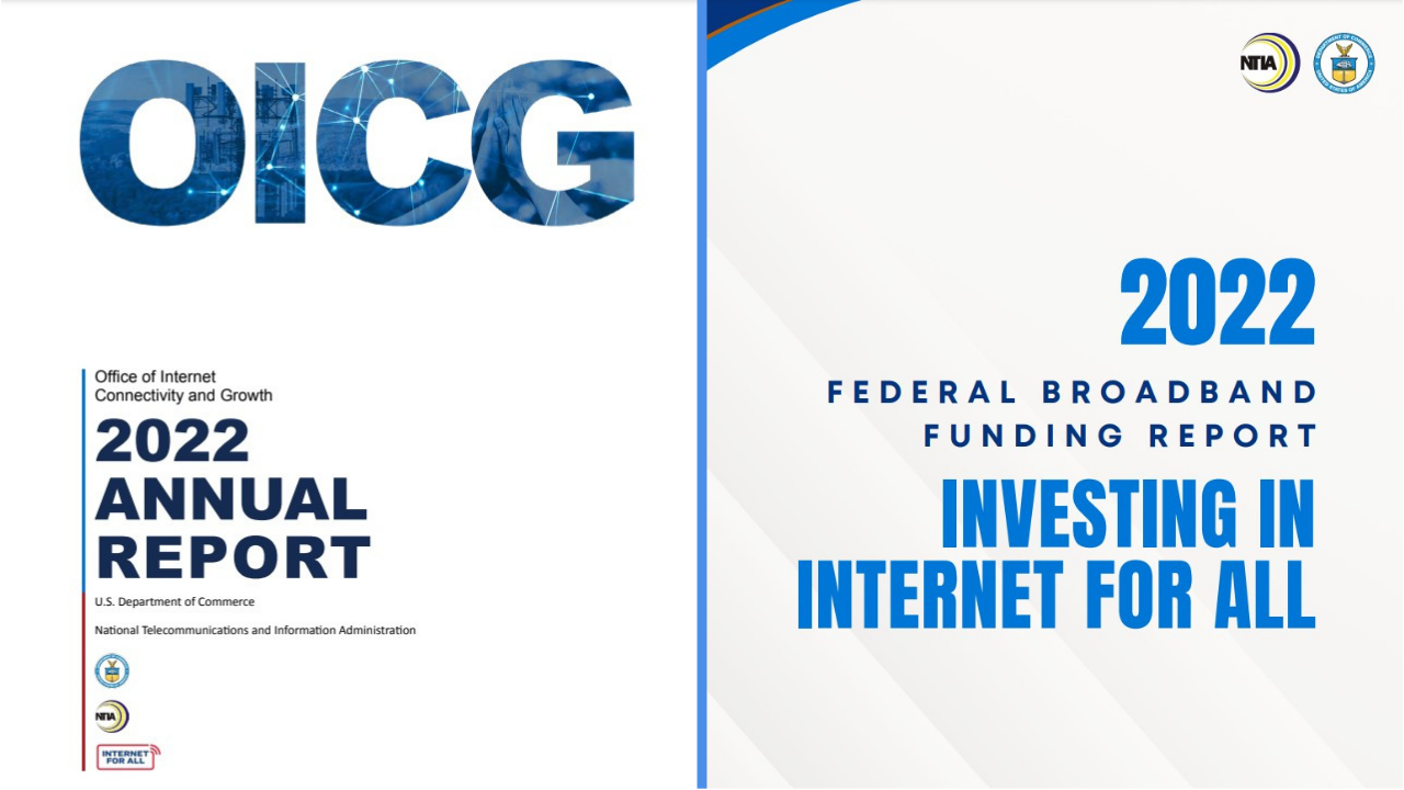 About the FCC's Broadband Funding Map & NTIA's Internet Dashboard