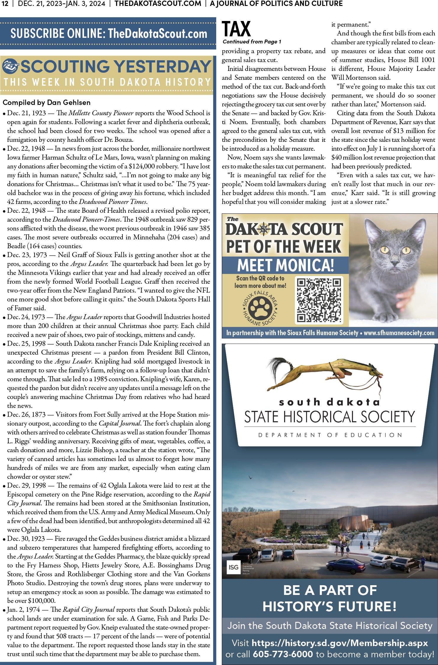 The Dakota Scout E-edition - The Dakota Scout