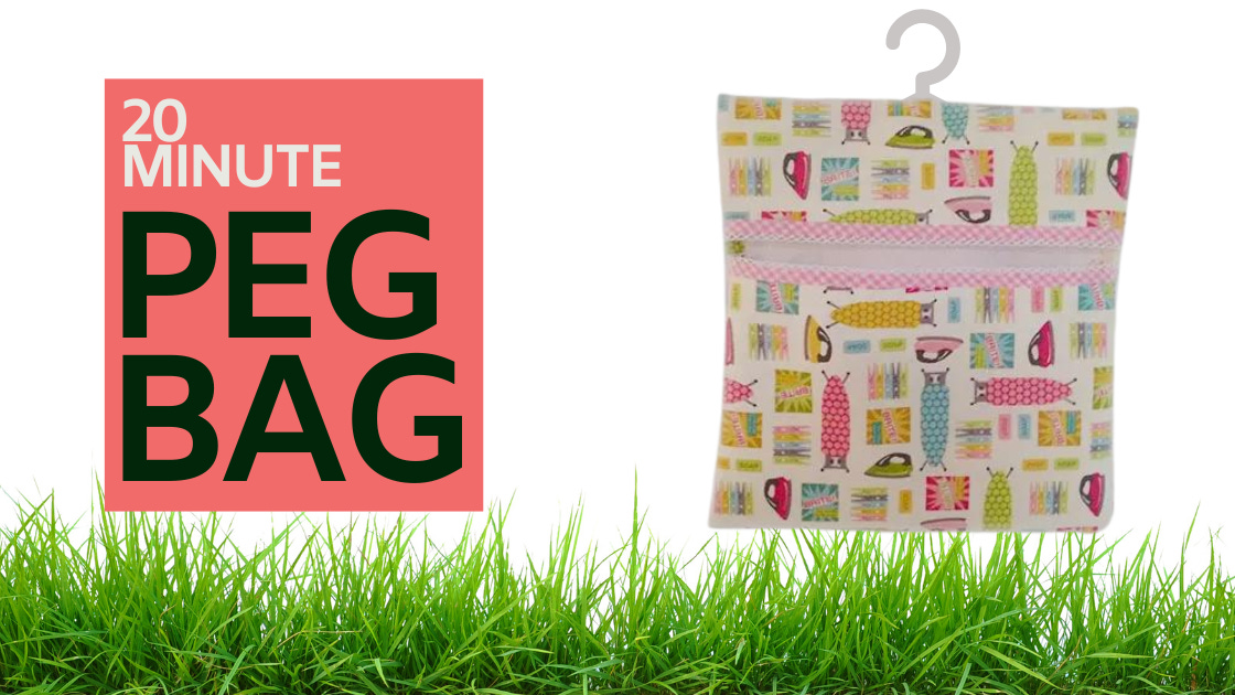 20 Minute Peg Bag Tutorial