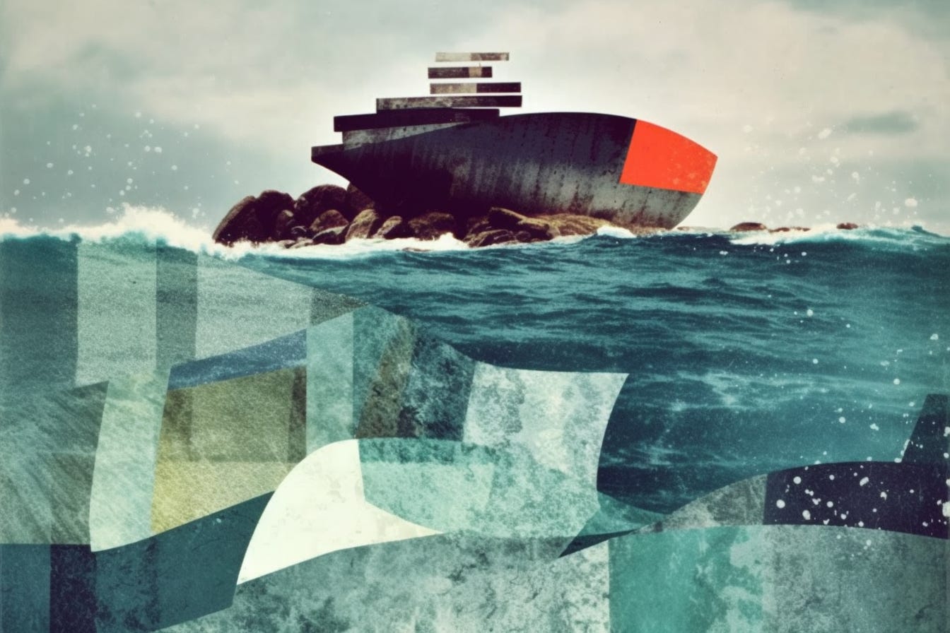 Exploration: landscape collages - by Mia Blume