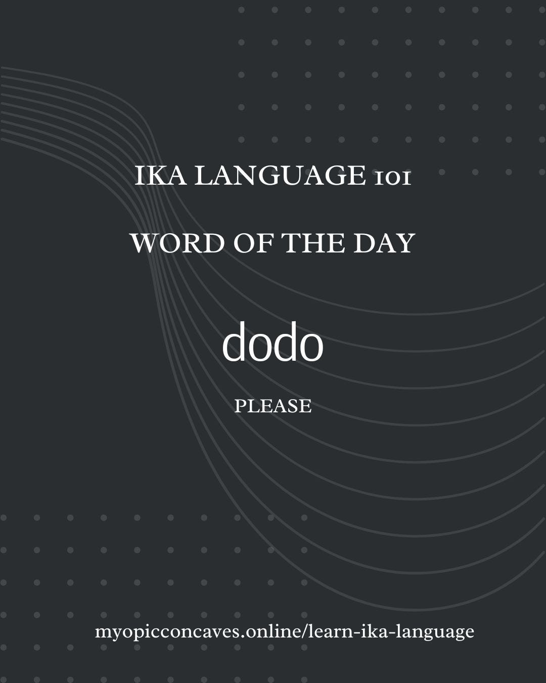 Ika Words of the day and greetings quiz - by Nkechi