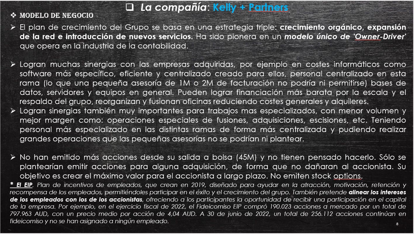 KELLY + PARTNERS GROUP HOLDING - Inversor Lucense Substack