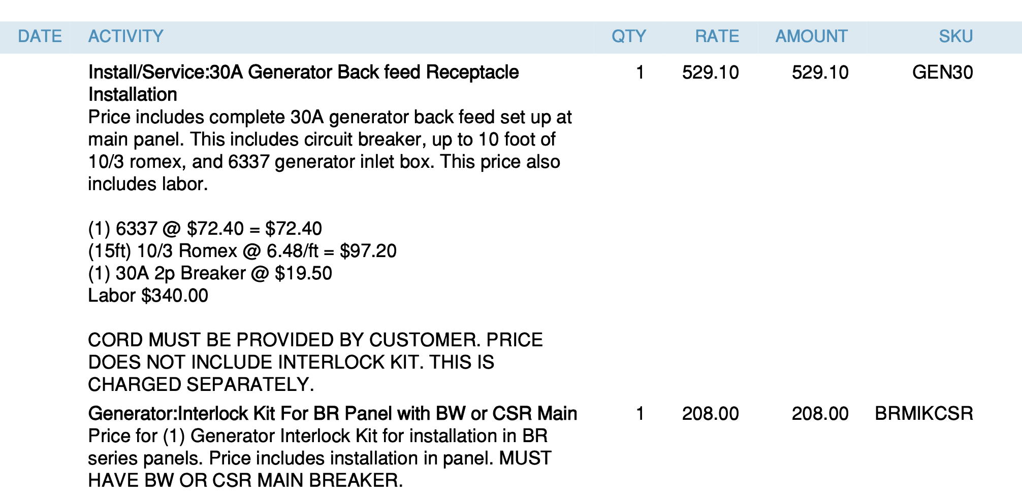 Running the house on a portable generator - by Jason Ma