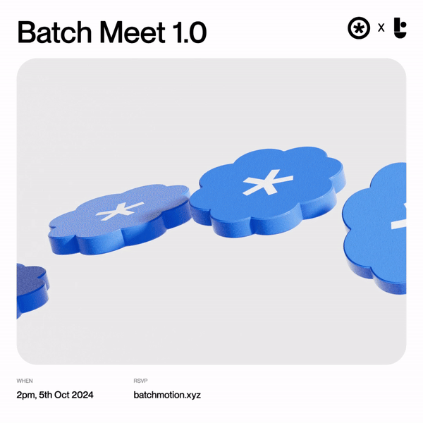 Batch Community Hangout - by Batch Motion