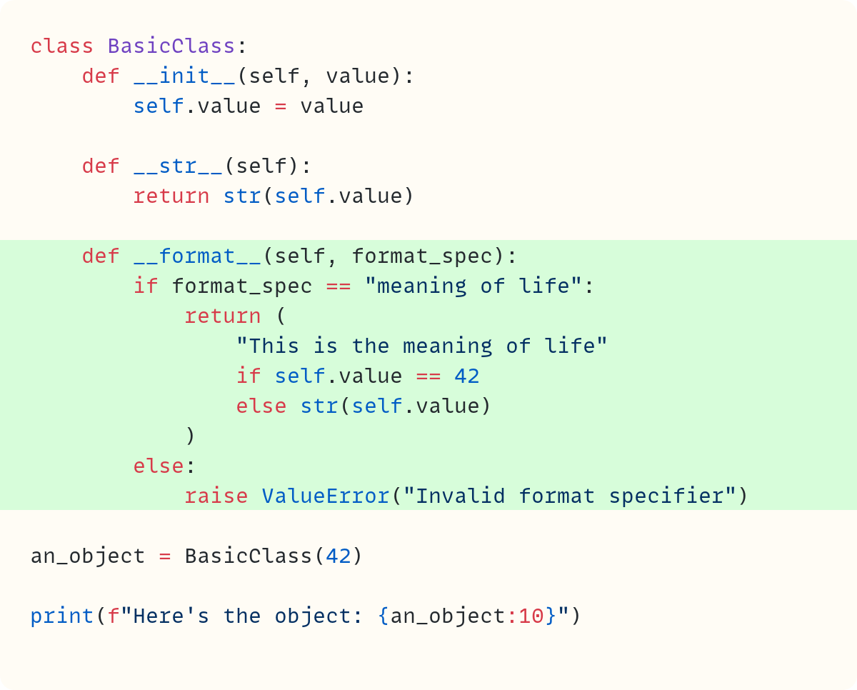 I Want My Own Fancy F-String Format Specifiers… Sure You Can