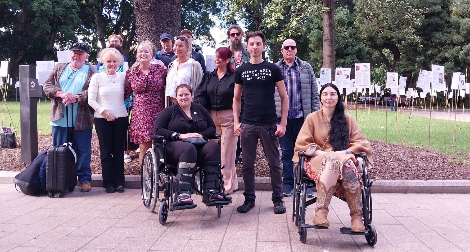 COMFORT: Gene-vax injured and bereaved find support for Sydney court ...