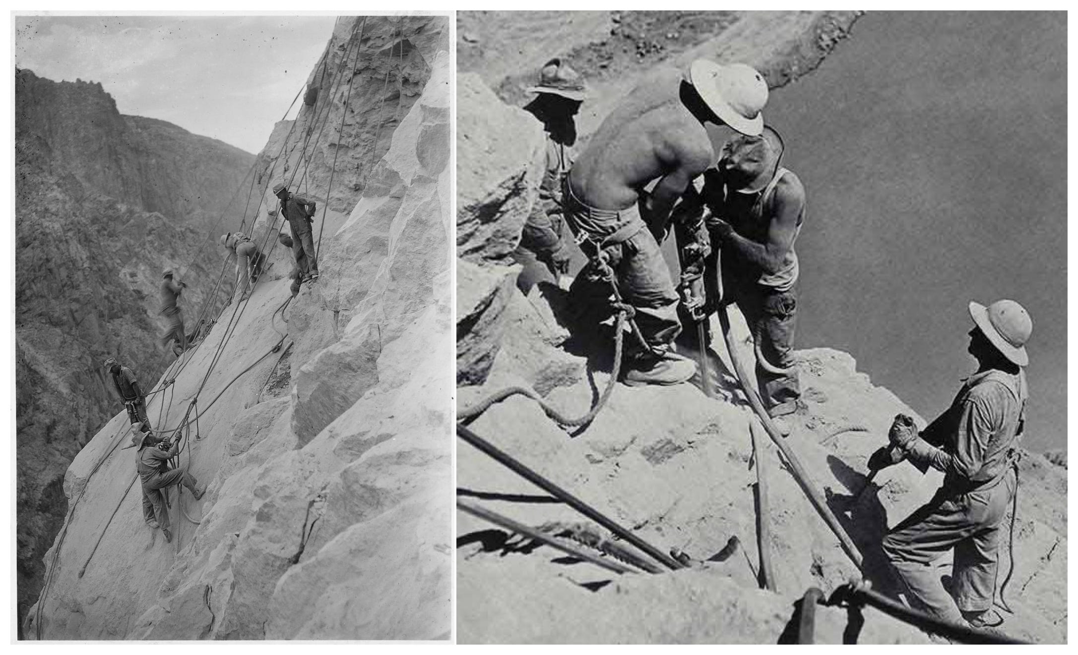 Early engineered rock climbing in the USA (Richard Leonard, 1934) USA ...