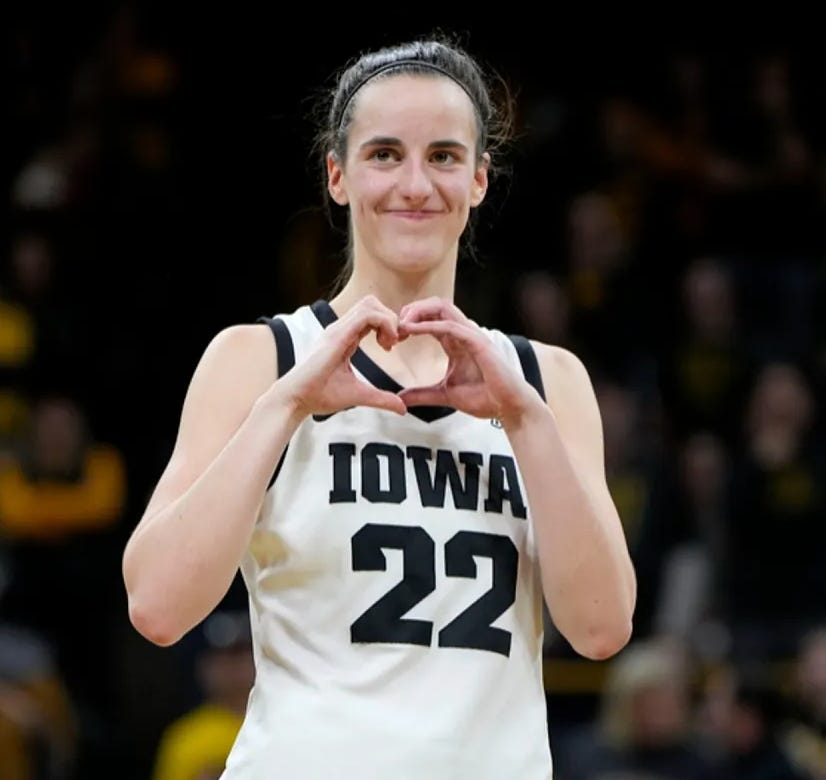 Caitlin Clark, meet Mia Castillo - by Wayne Coffey