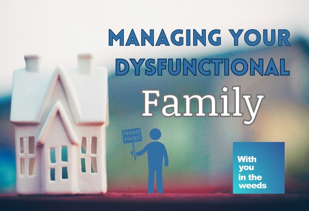 Managing Your Dysfunctional Family - Series 7