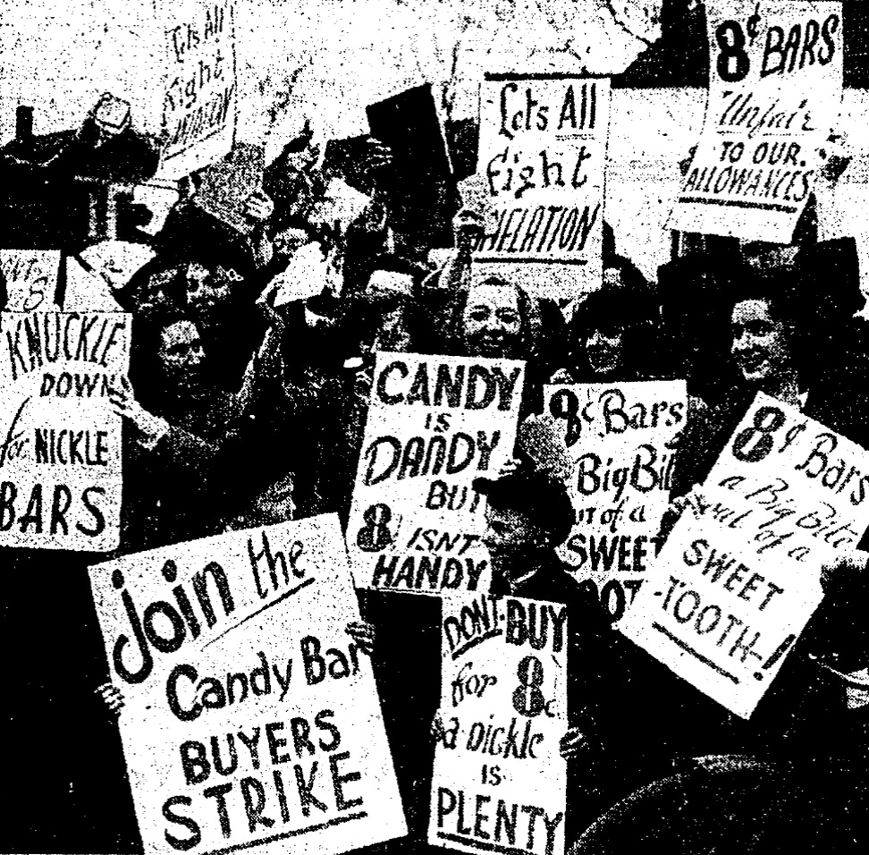 The Children's Chocolate Bar Strike - by Adam Bunch