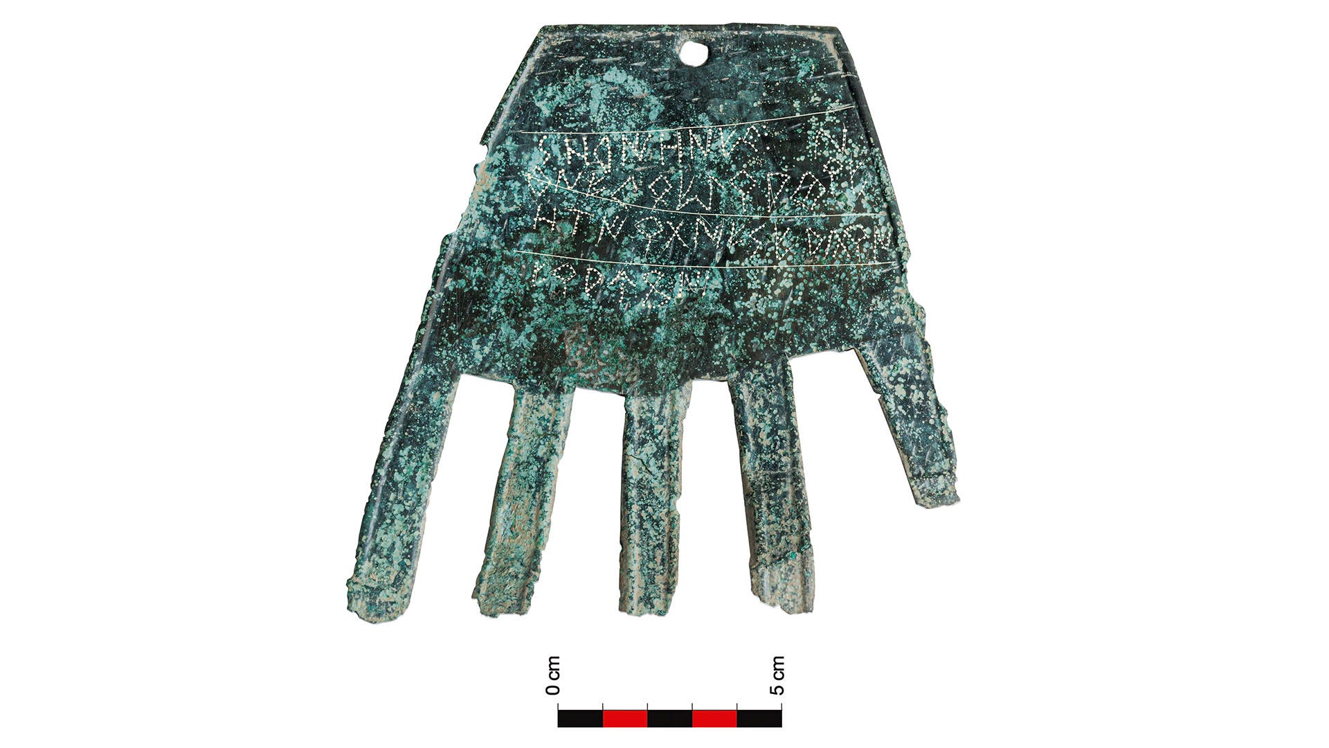 Deciphering Ancient Script: Bronze Hand Holds Clues to Old Language