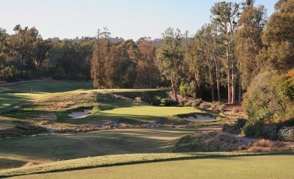 LA North's Third And Fourth Holes - by Geoff Shackelford