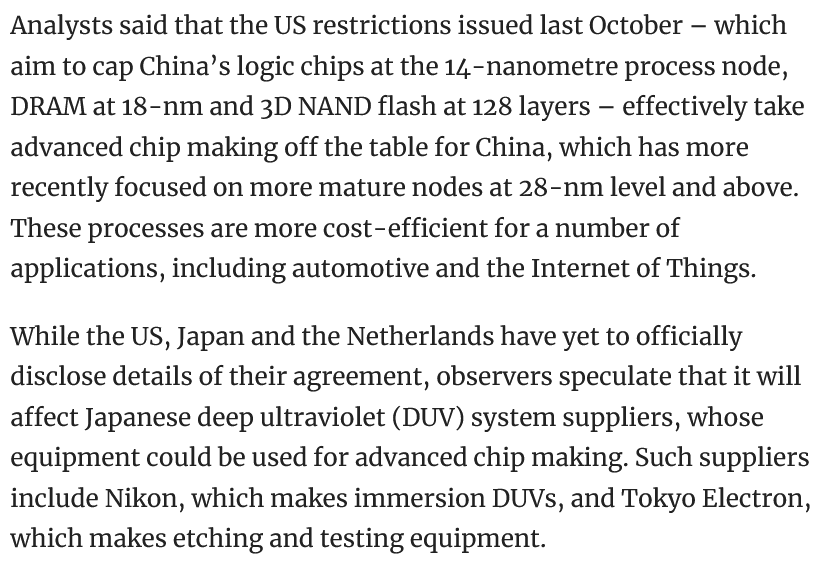 Exclusive | Tech war: Chinese chip firms stockpile equipment ahead of US-Japan-Netherlands ...