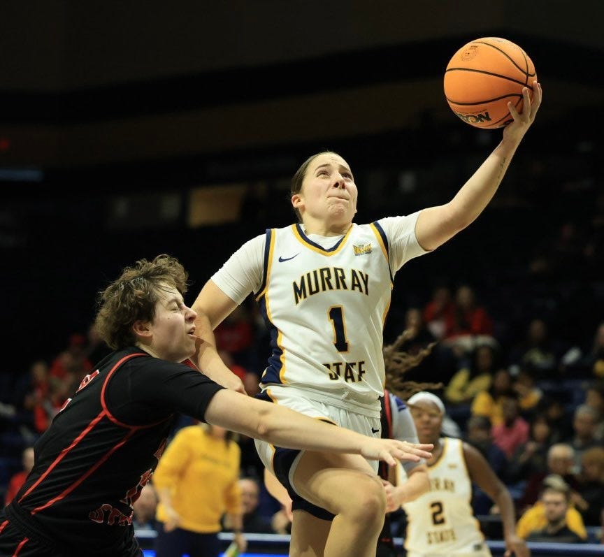 Poock leads Racers past Redbirds, 91-80 - by Jeff Bidwell