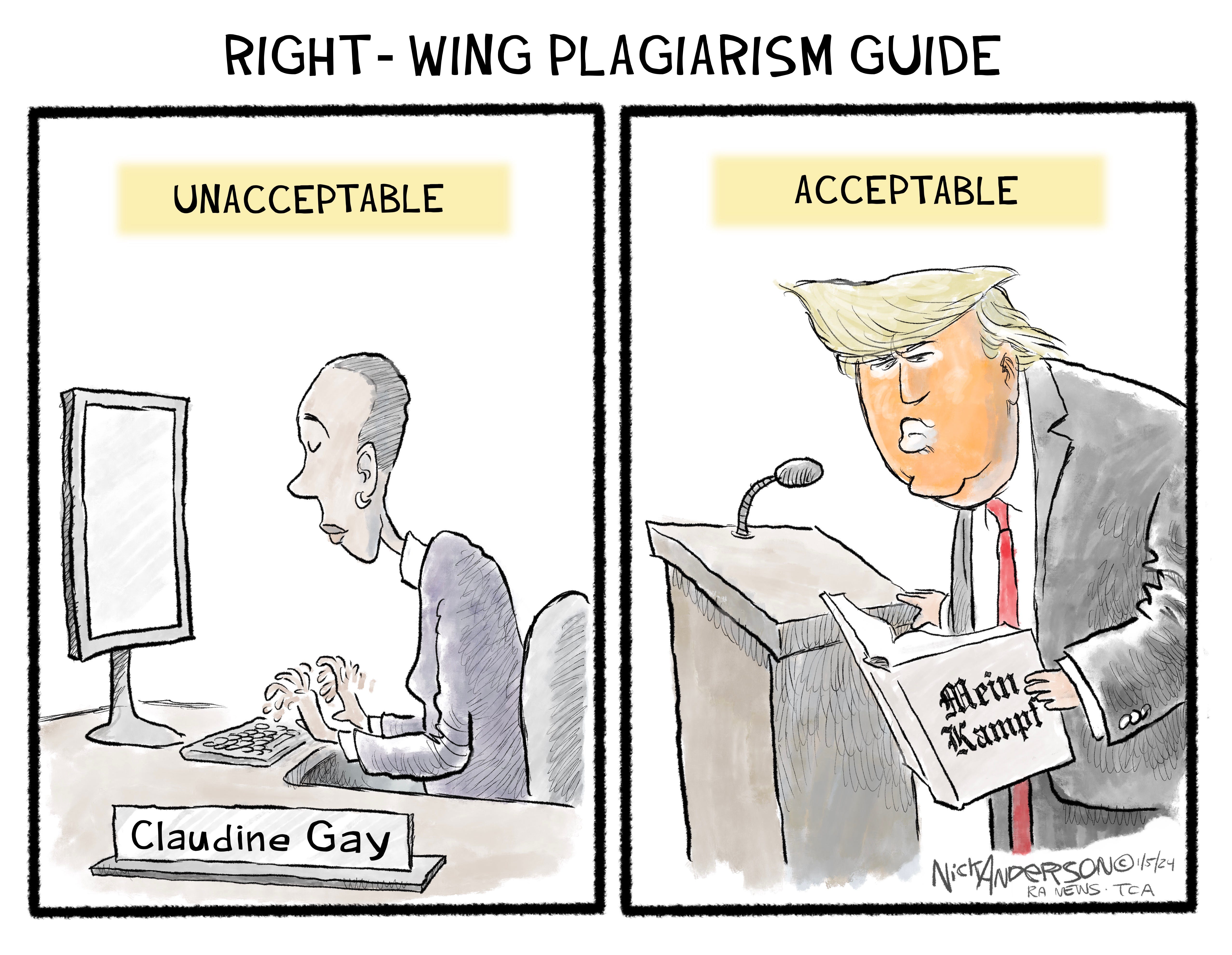 Right-Wing Plagiarism Guide - by Nick Anderson