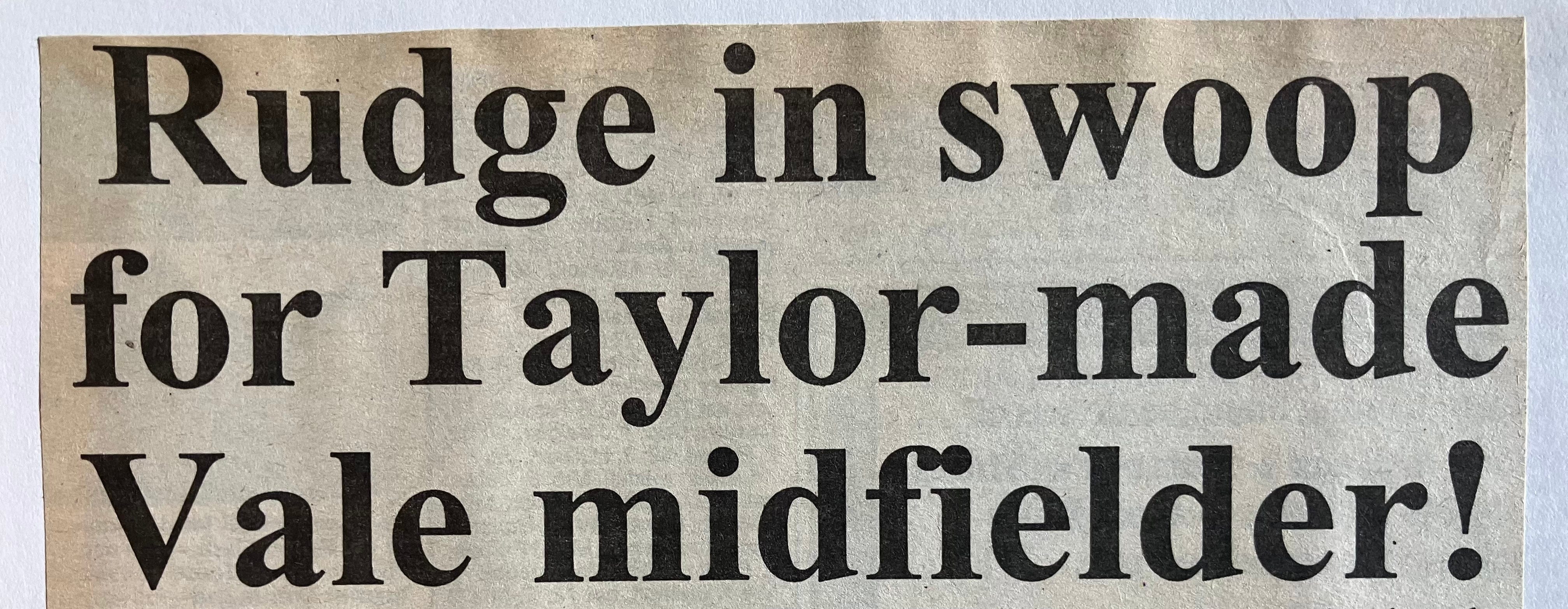 Getting the message across at Vale Park - by Mike Baggaley