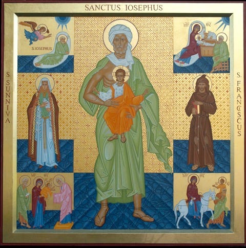 Three Icons of Saint Joseph - by Solrunn Nes