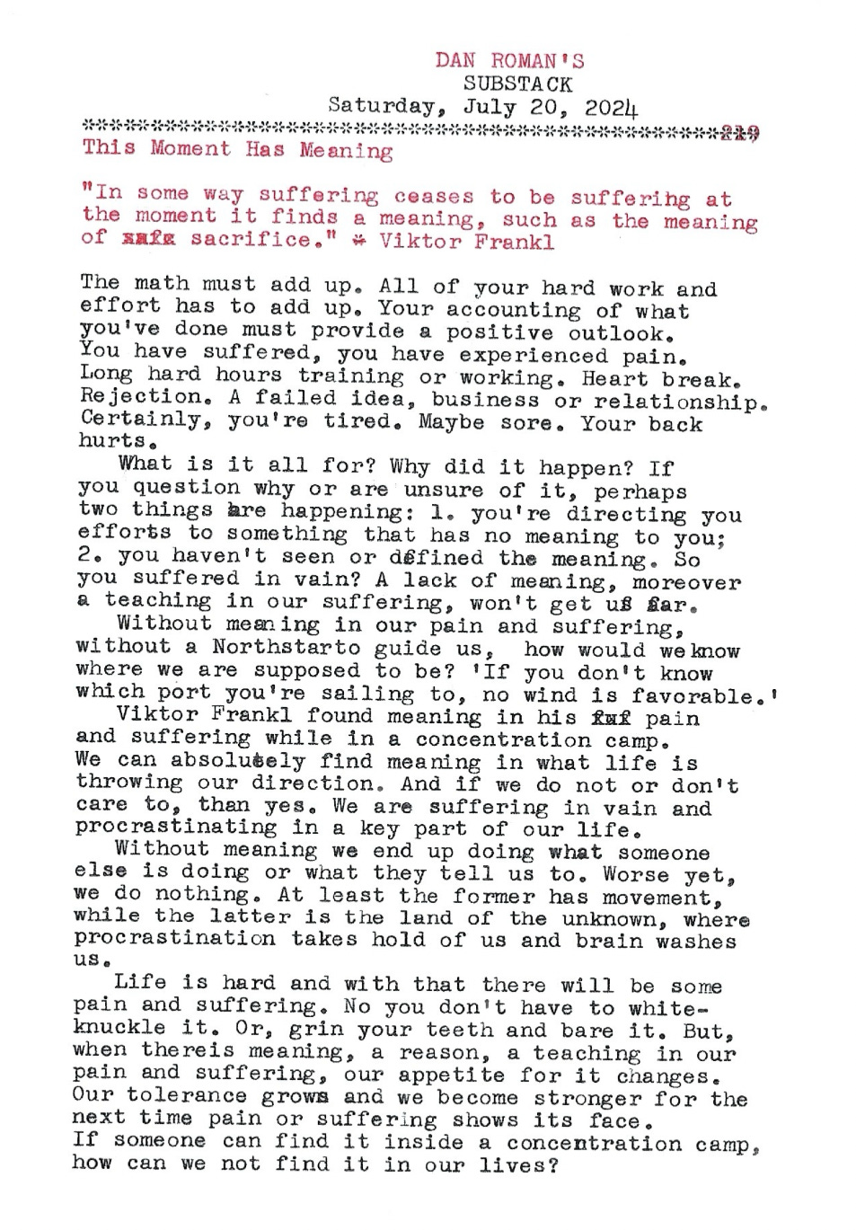 This Moment Has Meaning - Dan Roman's Substack